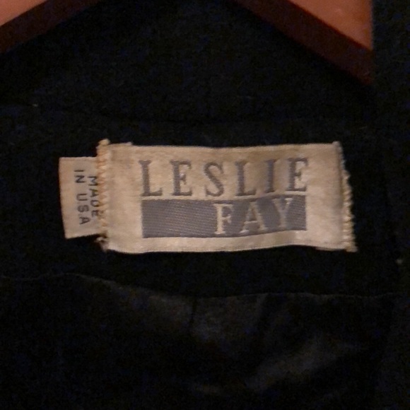Leslie Fay | Jackets & Coats | Leslie Fay Size 8 0 Wool Pleated And ...